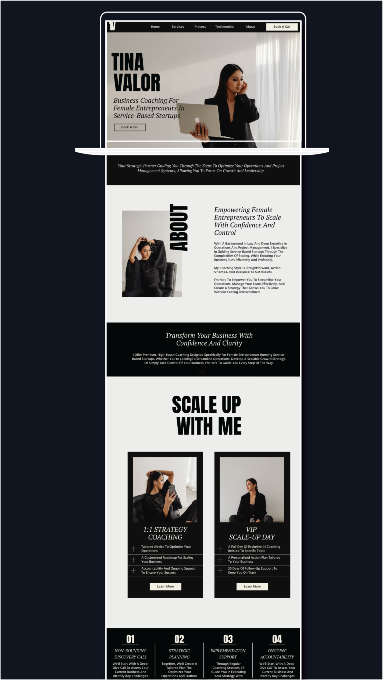 BUSINESS COACH STRATEGY & WEBSITE DESIGN - blog.tamarbenashvili.design